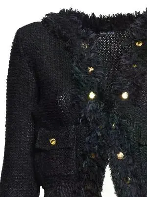 CHARLOTT Fringe-trim Bouclé Jacket