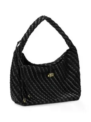 GIANNI CHIARINI Aurelie Woven Leather Shoulder Bag