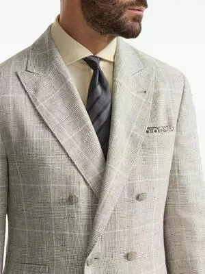 Brunello Cucinelli Texured Tone-on-tone Stripe Silk Tie