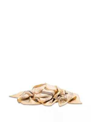 Gucci Gg Supreme Belt-print Scarf - Neutrals
