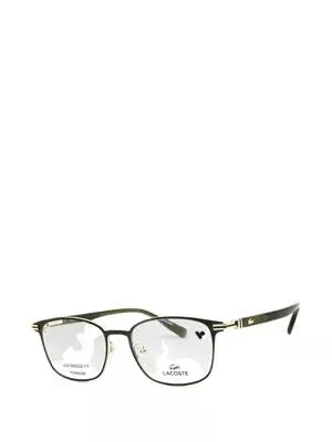 Lacoste Titanium Rectangle Frame Eyeglasses - Black