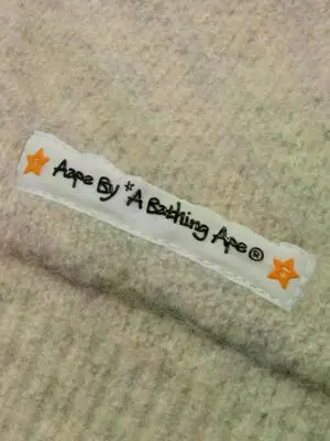 AAPE BY *A BATHING APE Logo-intarsia Zip-up Hoodie