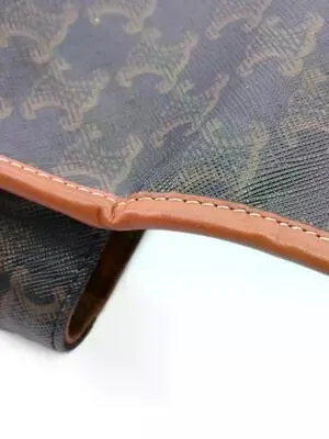 Celine 2010s Medium Triomphe Folco Shoulder Bag