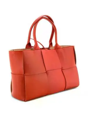 Bottega Veneta Arco Maxi Intrecciato Tote Bag - Orange