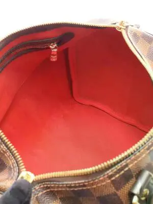 LOUIS VUITTON Damier Ebene Speedy Bandouliere 30 Satchel