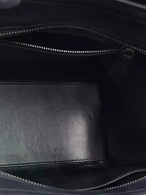 Celine Micro Tricolor Leather Luggage Tote Bag