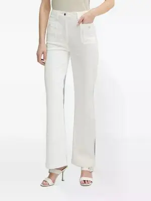 MORGAN Patch-pocket Jeans - White