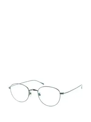 MASUNAGA Round Frame Sunglasses - Black