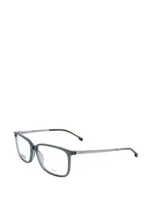 BOSS Rectangle Frame Eyeglasses - Grey
