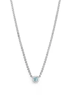 DOWER & HALL Dewdrop-pendant Necklace - Silver