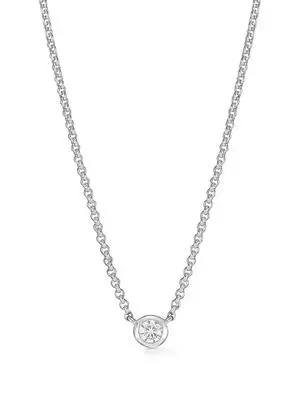 DOWER & HALL Dewdrop White-sapphire Pendant Necklace - Silver
