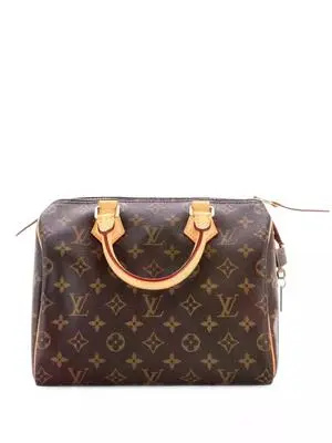 LOUIS VUITTON Speedy Monogram Canvas 25 Satchel - Brown