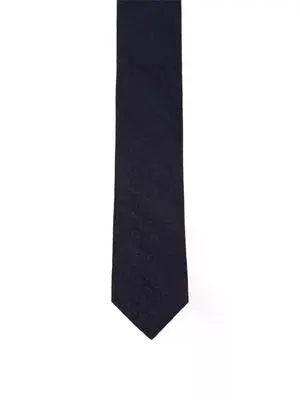 Giorgio Armani Jacquard Logo Tie - Blue