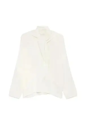 IVORY PARIS Tie-detail Knit Sweater - Neutrals