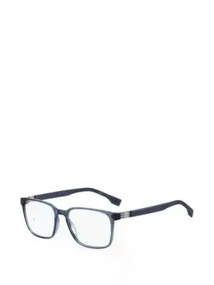 BOSS Rectangle-frame Glasses - Blue