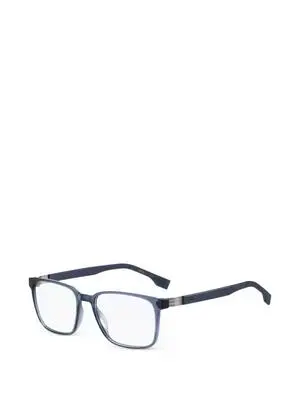 BOSS Rectangle Frame Eyeglasses - Blue