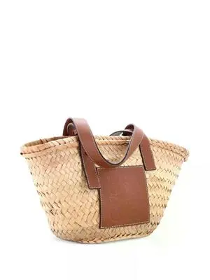 Loewe Raffia Small Tote Bag - Neutrals