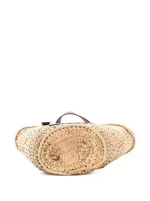 Loewe Raffia Small Tote Bag - Neutrals