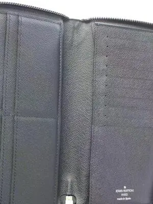 LOUIS VUITTON Monogram Eclipse Zippy Patterned Wallet