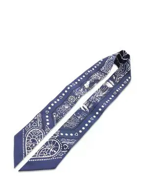 Hermès 2020s Entre Ciel Et Mer Twilly Ribbon Scarf