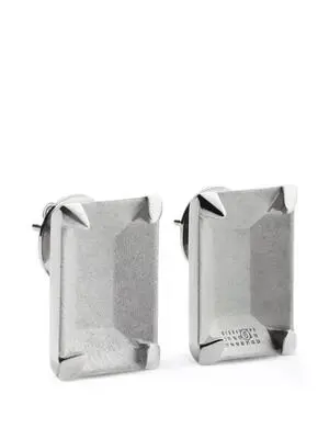 MAISON MARGIELA Four-prong Rectangular Earrings