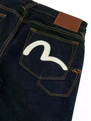EVISU Seagull-print Jeans