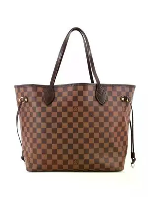 LOUIS VUITTON Damier Neverfull Mm Tote Bag - Brown