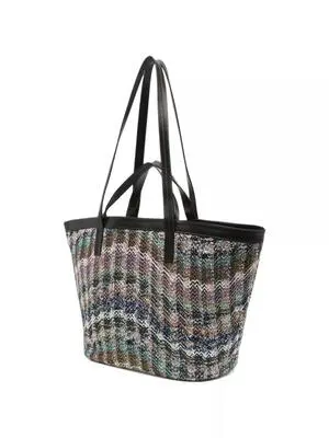 Missoni Caperdoni Wave Trapezoid Tote Bag