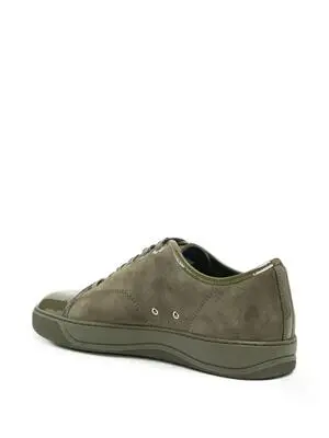 LANVIN Patent-leather Cap-toe Sneakers