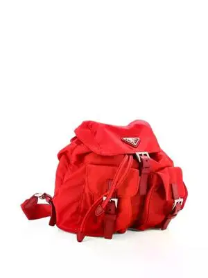Prada Double Front Pocket Tessuto Medium Backpack