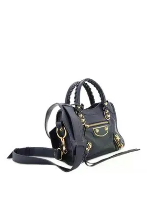 Balenciaga Metallic Edge Mini Bag - Blue