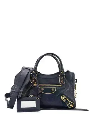 Balenciaga Metallic Edge Mini Bag - Blue