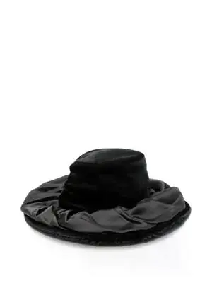 Junya Watanabe Gathered Detail Hat - Black