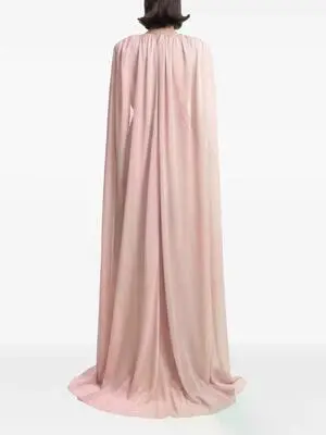 GEMY MAALOUF Belted Structured-shoulder Dress