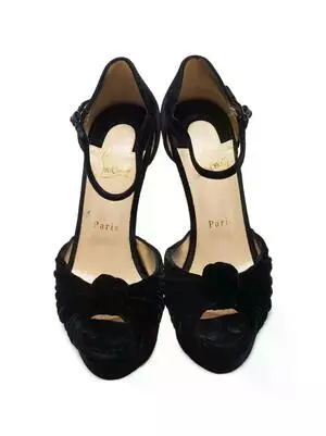CHRISTIAN LOUBOUTIN Marchavekel Platform Peep-toe Pumps