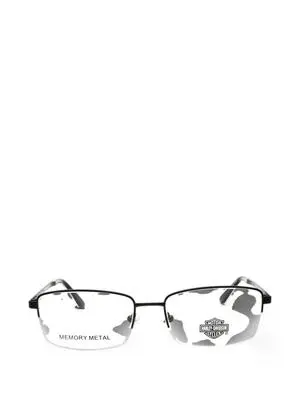 HARLEY-DAVIDSON Rectangle Eyeglasses - Black