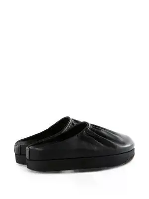 Y’s Ruched Platform Mules