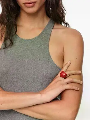 Bimba Y Lola Enameled Heart Ring