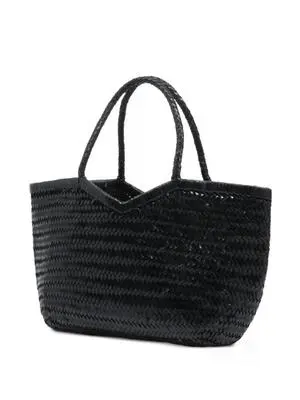 Bimba Y Lola Large Plaited Leather Shopper Bag