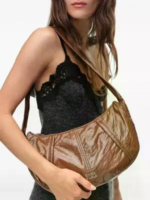 Bimba Y Lola Medium Shiny Toffee Moon Bag