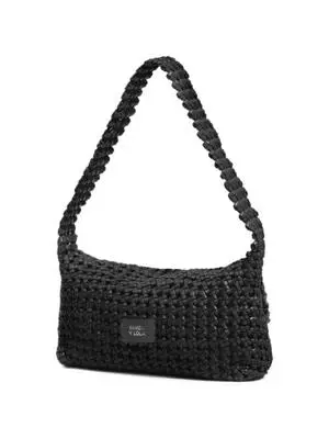Bimba Y Lola Medium Plaited Leather Hobo Bag