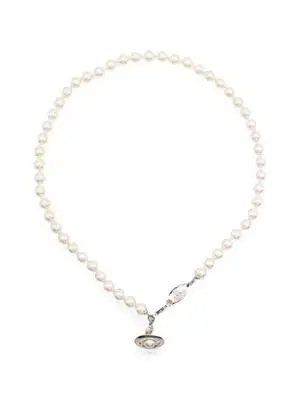 VIVIENNE WESTWOOD Simonetta Orb Pearl Necklace - Neutrals