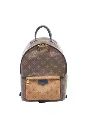 LOUIS VUITTON 2018 Monogram Reverse Palm Springs Pm Backpack