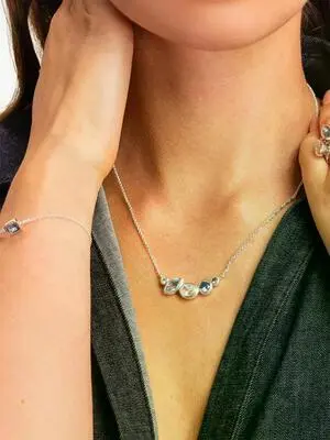 DOWER & HALL Serenity Tutti Frutti Bar Necklace