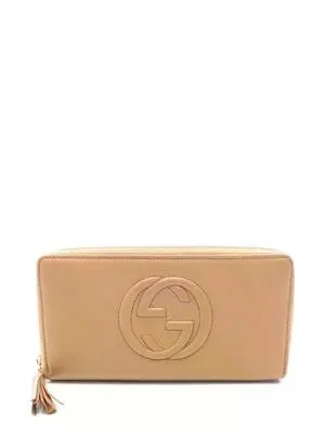 Gucci 2010s Soho Interlocking G Long Wallet - Neutrals
