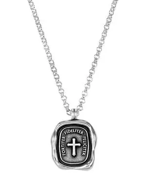 DOWER & HALL Success Talisman Necklace - Silver
