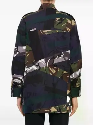 Kenzo Camouflage-print Coat