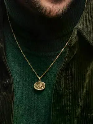 DOWER & HALL Lion Talisman Necklace - Gold