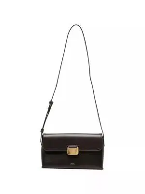 A.p.c. Small Simone Leather Shoulder Bag - Brown