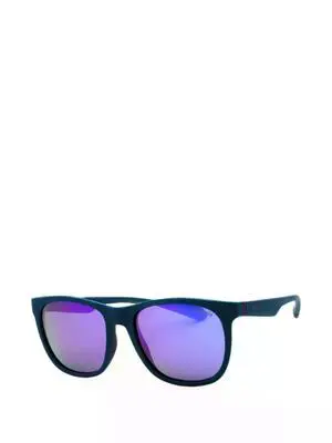 POLAROID Rectangle Frame Sunglasses With Mirrored Lenses